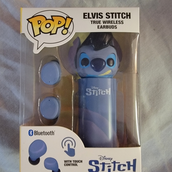 Disney | Headphones | Disney Elvis Stitch Funko Pop True Wireless ...